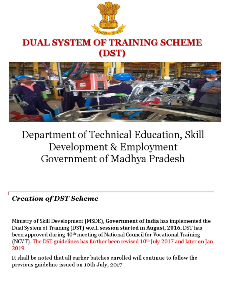 Department of Technical Education, Skill Development & Employment ...