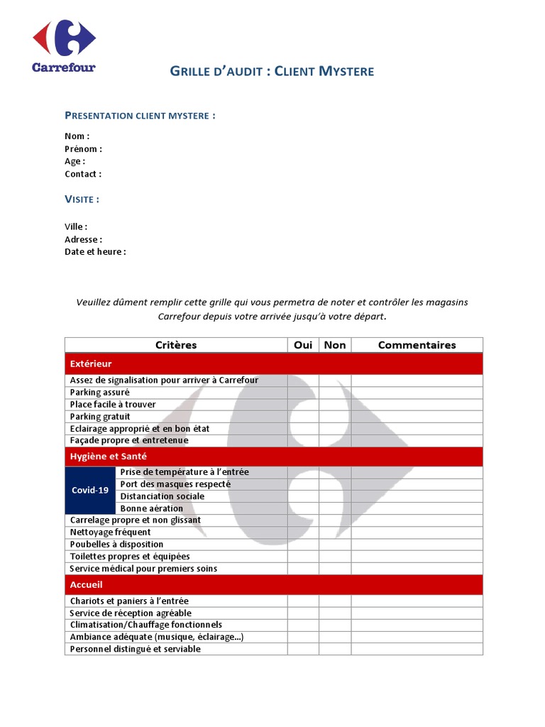 Grille D'audit | PDF