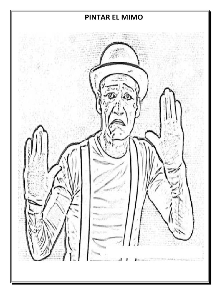 Guía para Pintar un Mimo | PDF