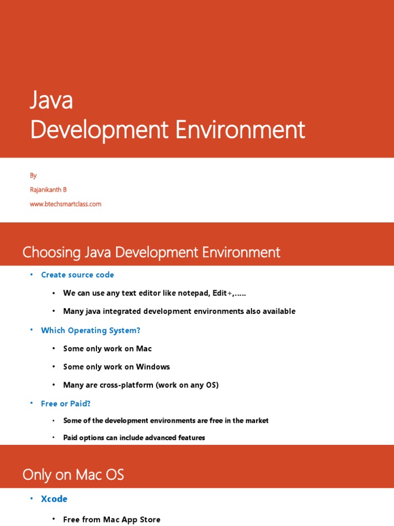 007 Java Development Environment Ides Pdf
