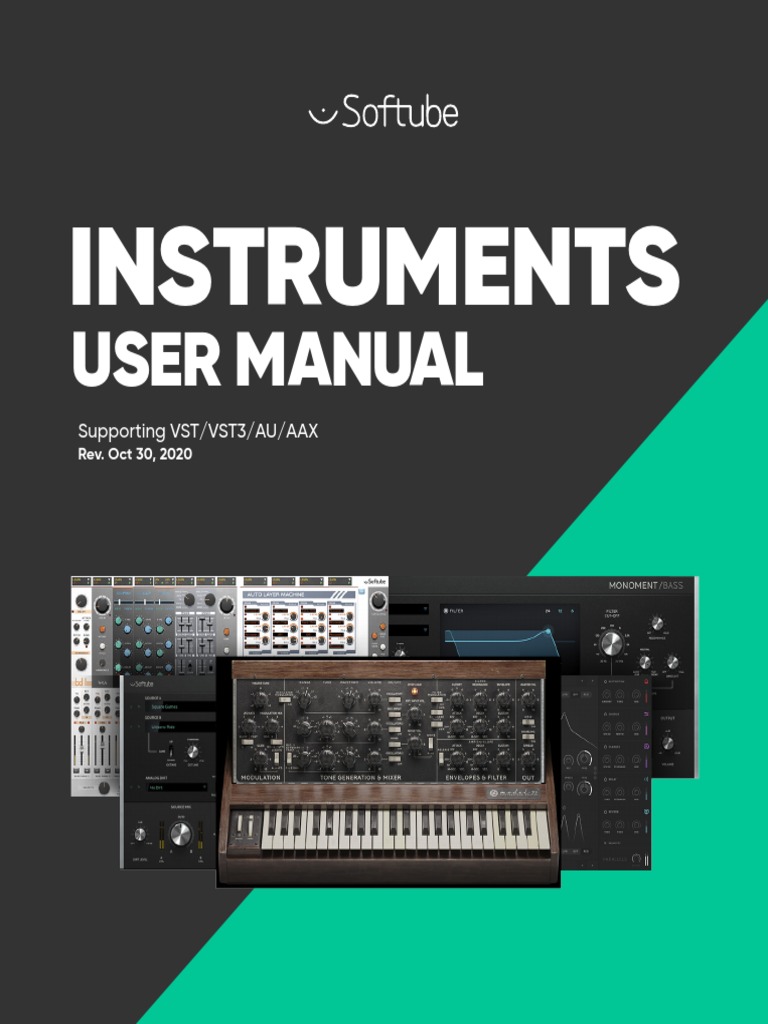 Softube Instruments Manual | PDF | Synthesizer | Tag (Metadata)