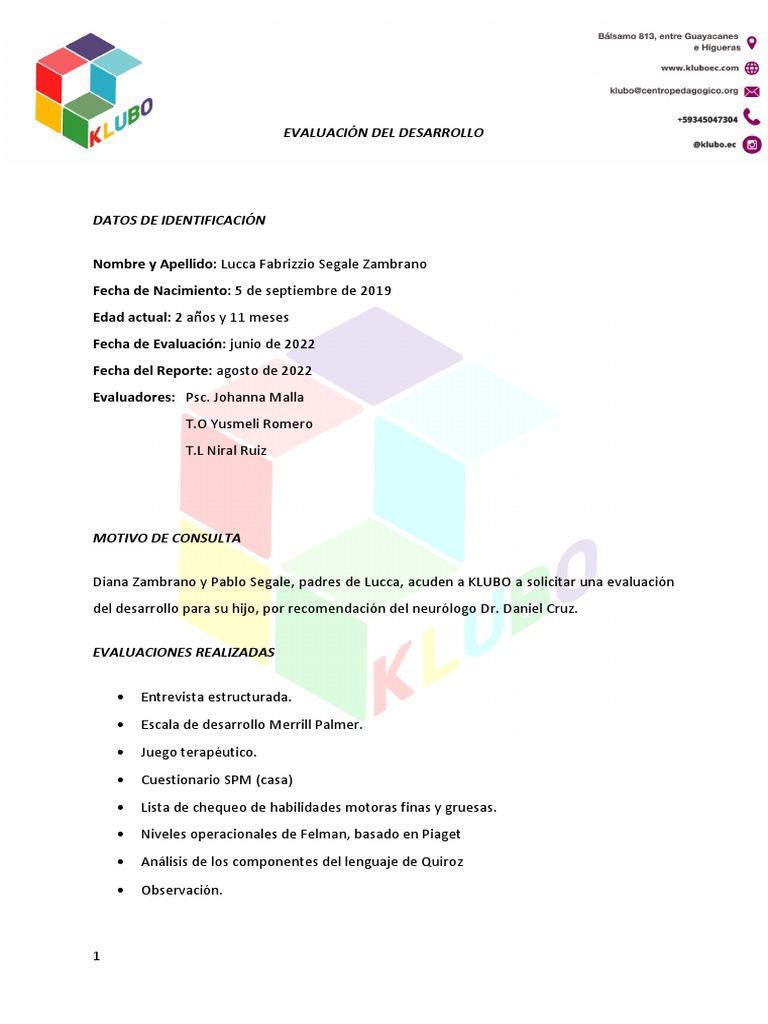 Informe Lucca Segale Zambrano (Final) | PDF | Oración (Lingüística) | Comunicación