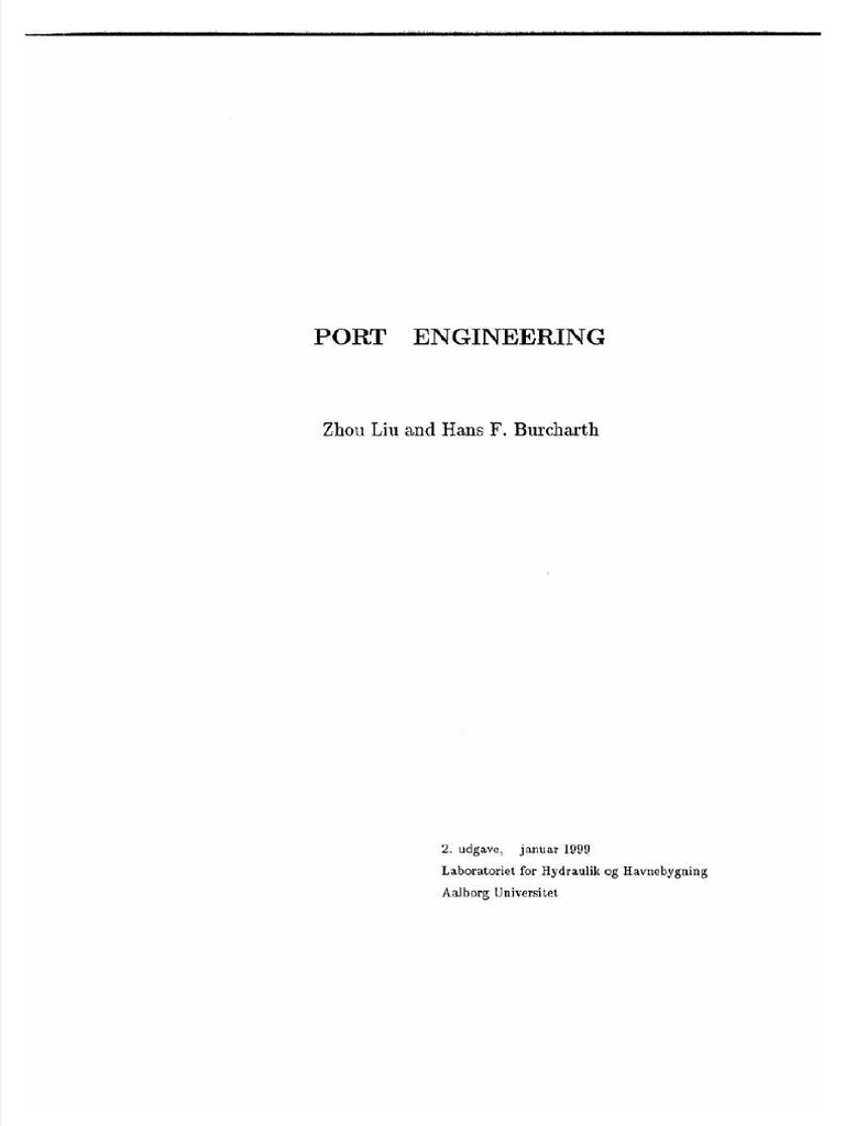 Port Engineering | PDF