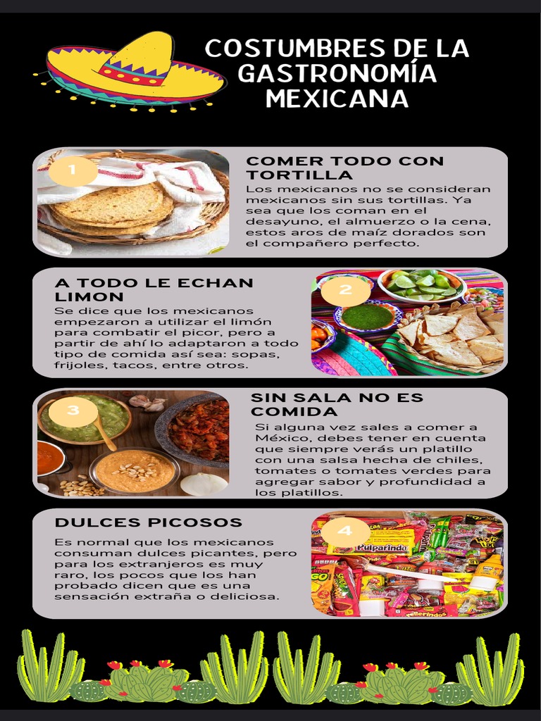 Gastronomía de | PDF | Cocina mexicana | Preparación de comida y bebida