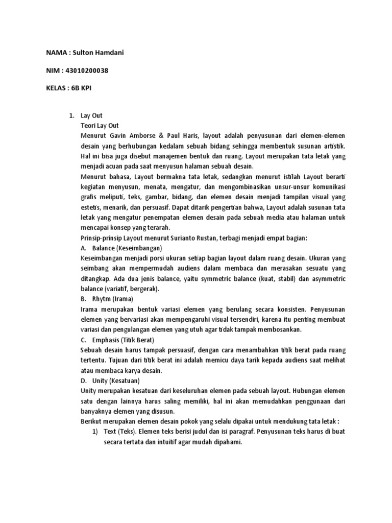 LAYOUT DAN GRID DALAM DESAIN GRAFIS | PDF