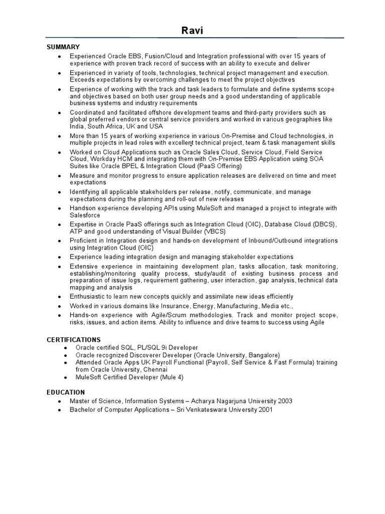 Ravi K Oracle Pdf Cloud Computing Oracle Corporation