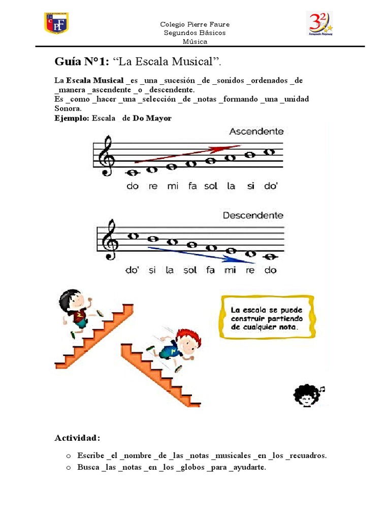 Guía 1 La Escala Musical | PDF