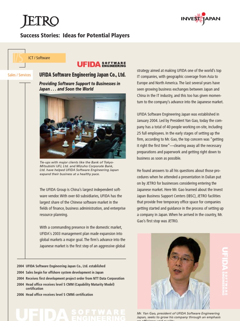 66 Ufida | PDF | Japan | Business