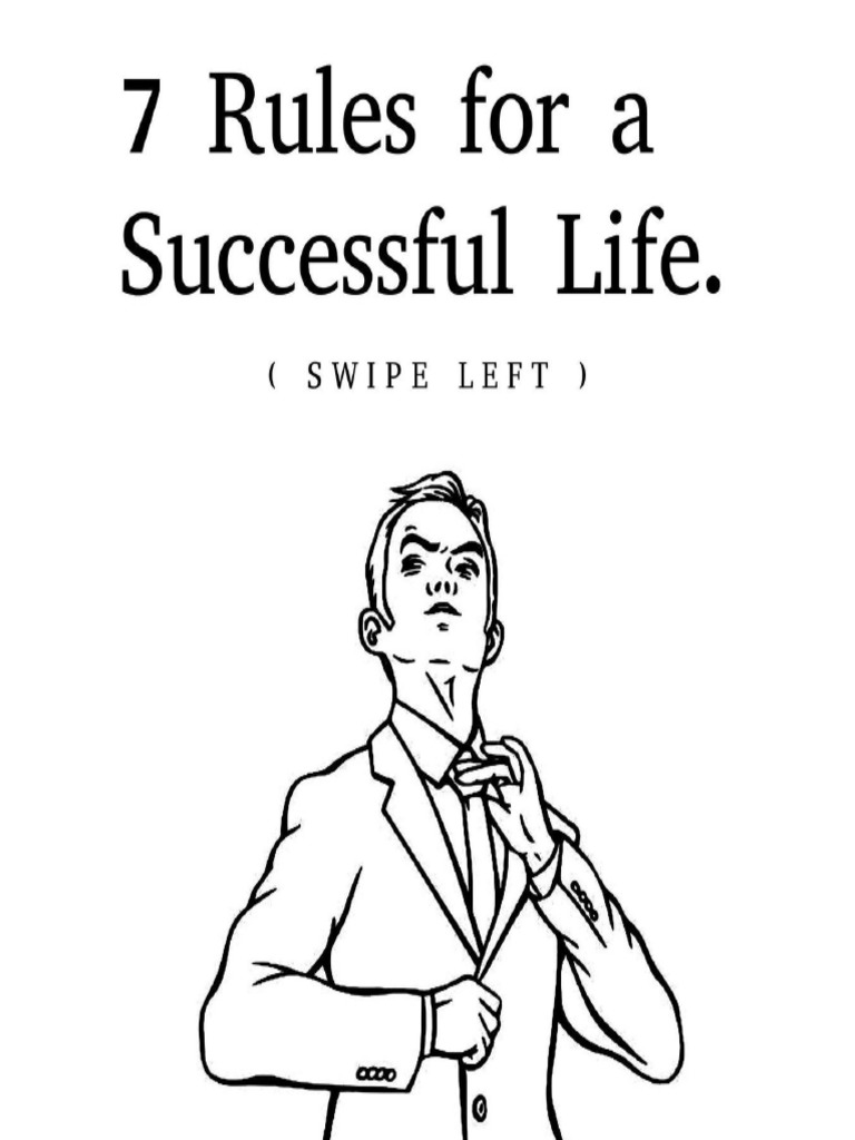 7 Golden Rules For A Successful Life-1 | PDF