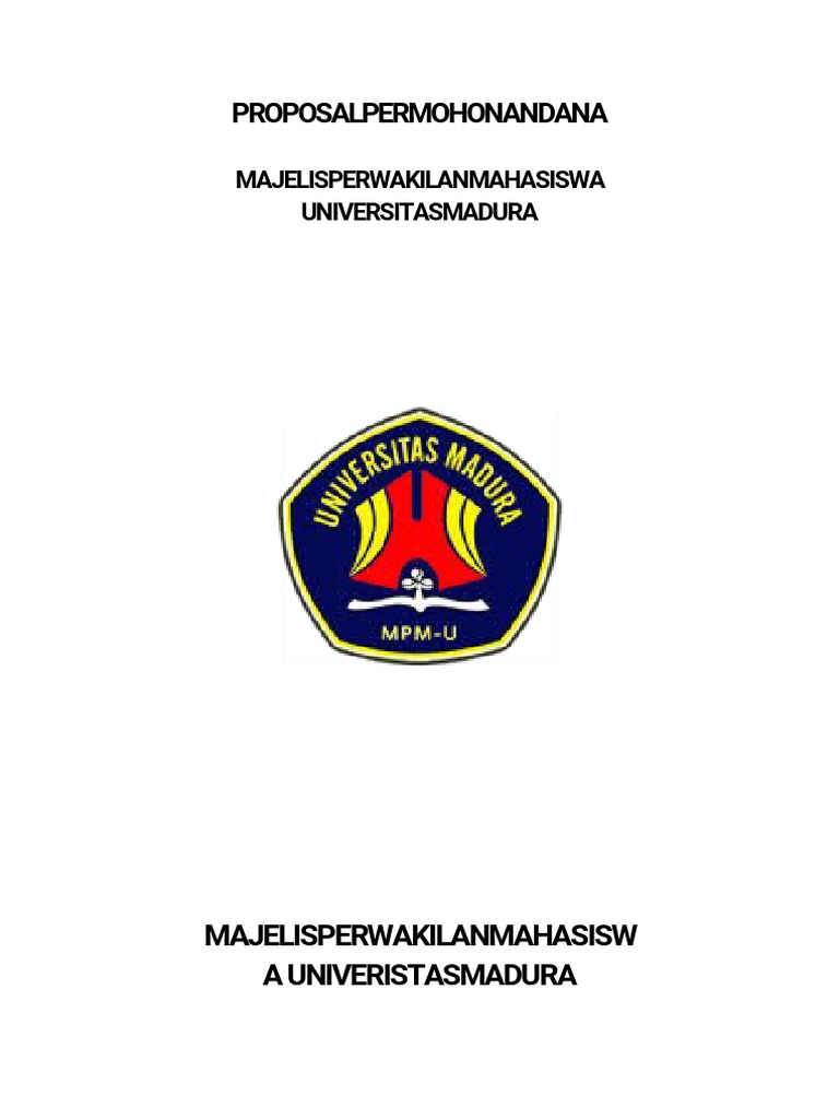 Proposal Mpm-U | PDF