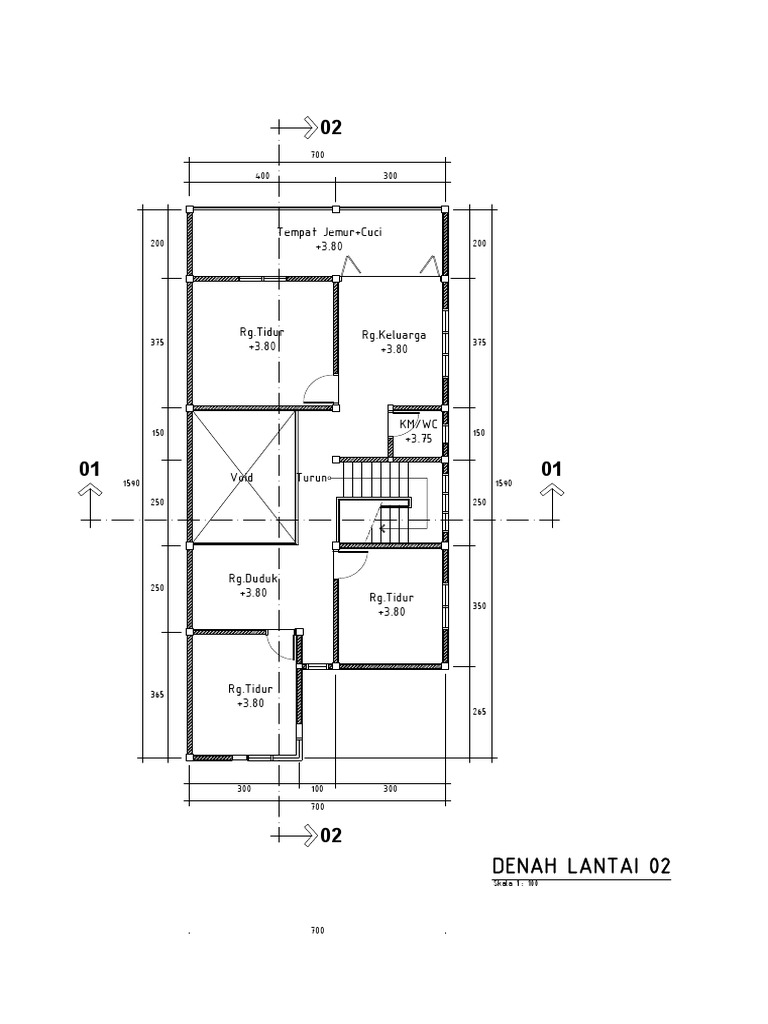 Denah Lantai 2 | PDF