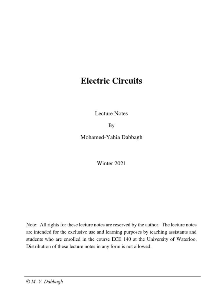 Chapter7s 1-Unlocked | PDF | Electrical Network | Electronics