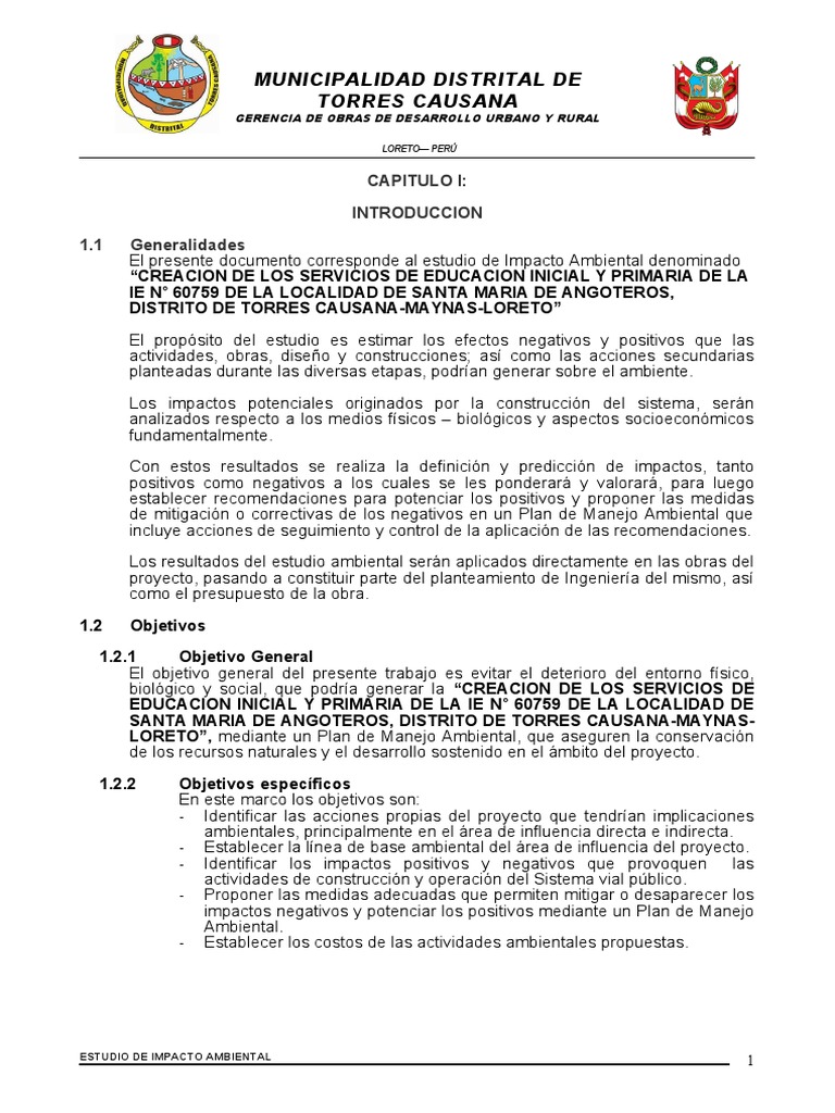 Impacto Ambiental - Sa | PDF | Evaluación de impacto ambiental ...