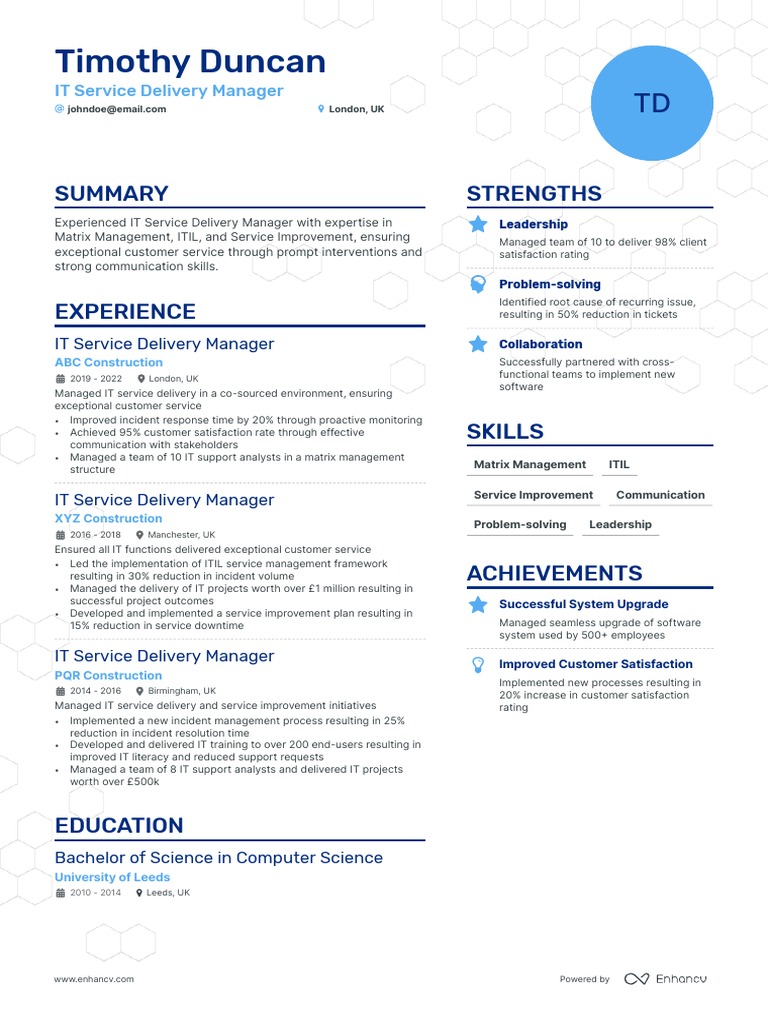 Timothy Duncan Resume | PDF | Customer | Business