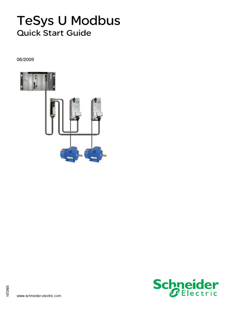 Tesys U Modbus: Quick Start Guide | PDF | Programmable Logic Controller ...