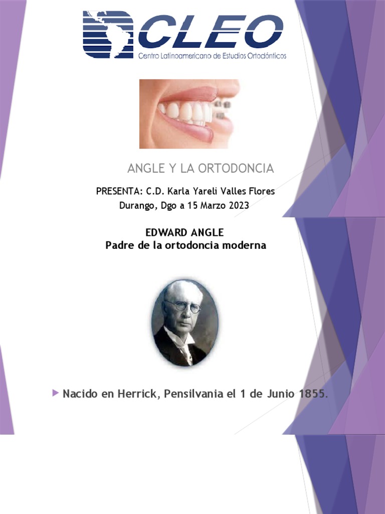 Edward Angle y su legado en ortodoncia | PDF
