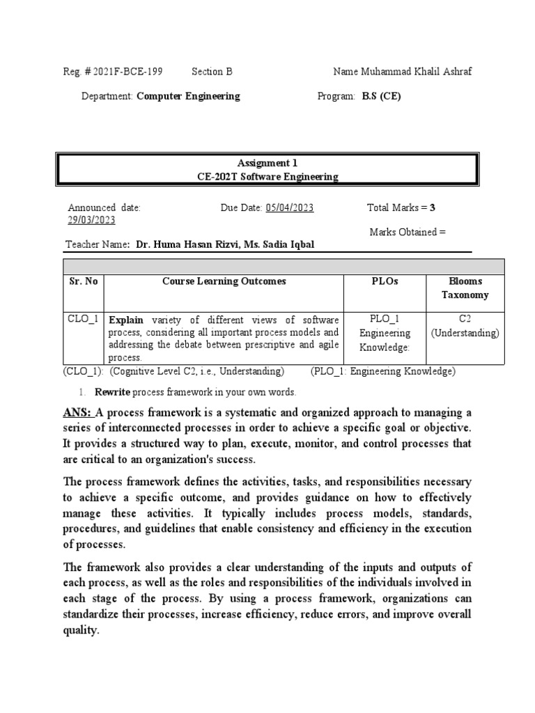 Software Assignment | PDF | Model–View–Controller | Systems Engineering