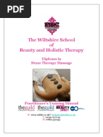 Hot Stone Massage Routine Guide | PDF | Hand | Human Leg