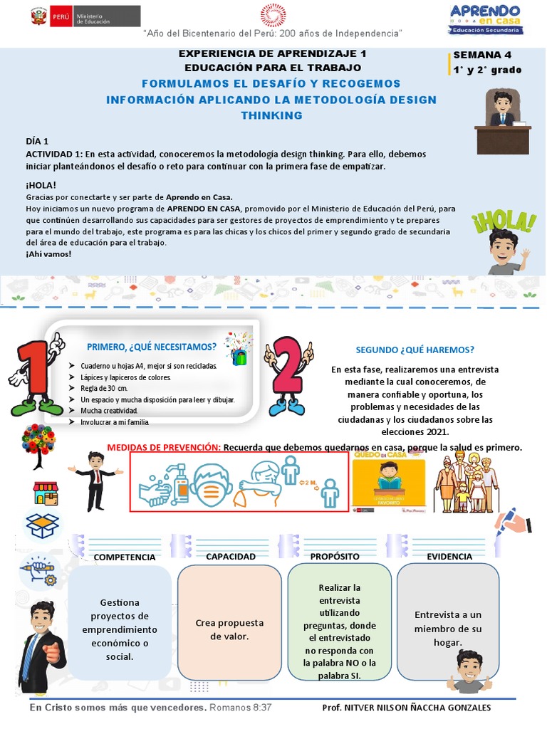 EPT 1° y 2° SEMANA 04 (2) DIMITRI 2 | PDF | Ciencia cognitiva