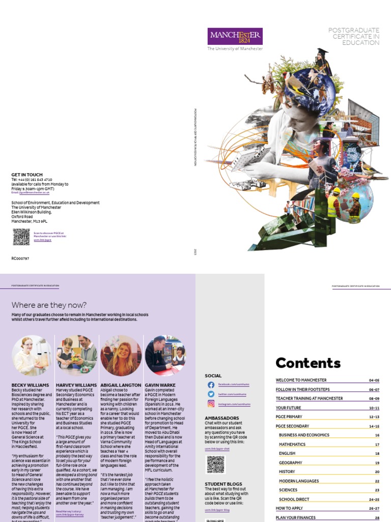PGCE Brochure E2023 - Final | PDF | Teachers | Curriculum