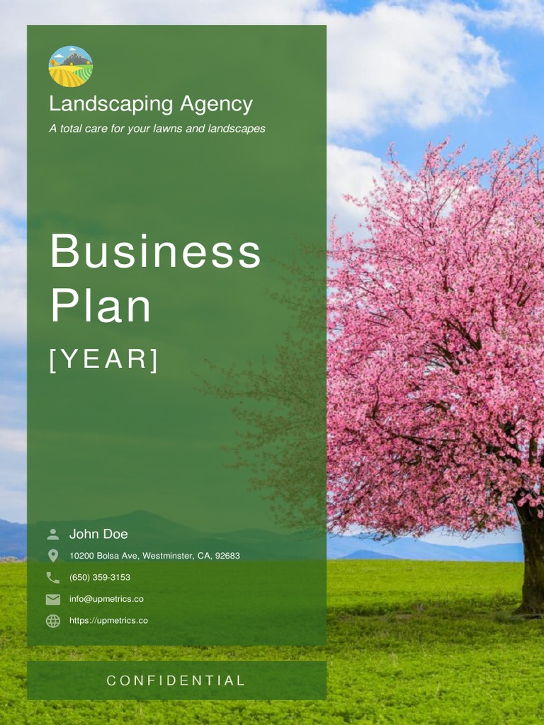 Comprehensive Landscaping Business Plan | PDF | Revenue | Gross Margin