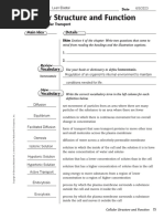 Membrane Function Pogil Key | PDF | Cell Membrane | Cell (Biology)