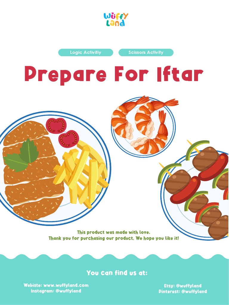 Preparing Iftar Activity | PDF