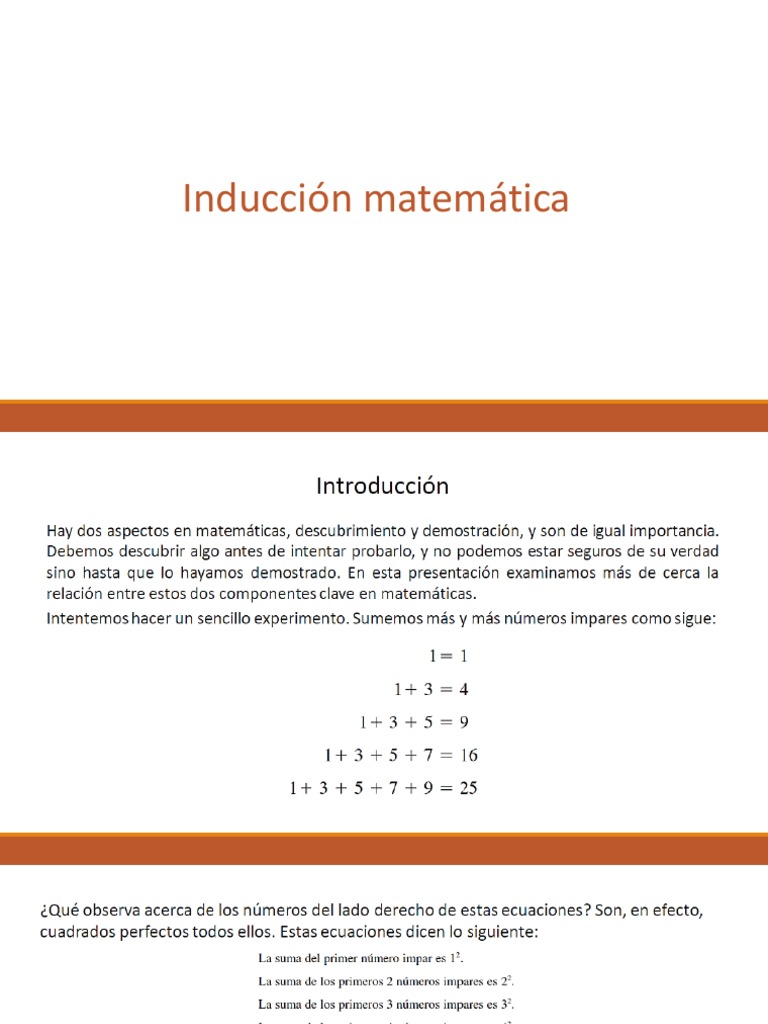 Inducción Matemática | PDF
