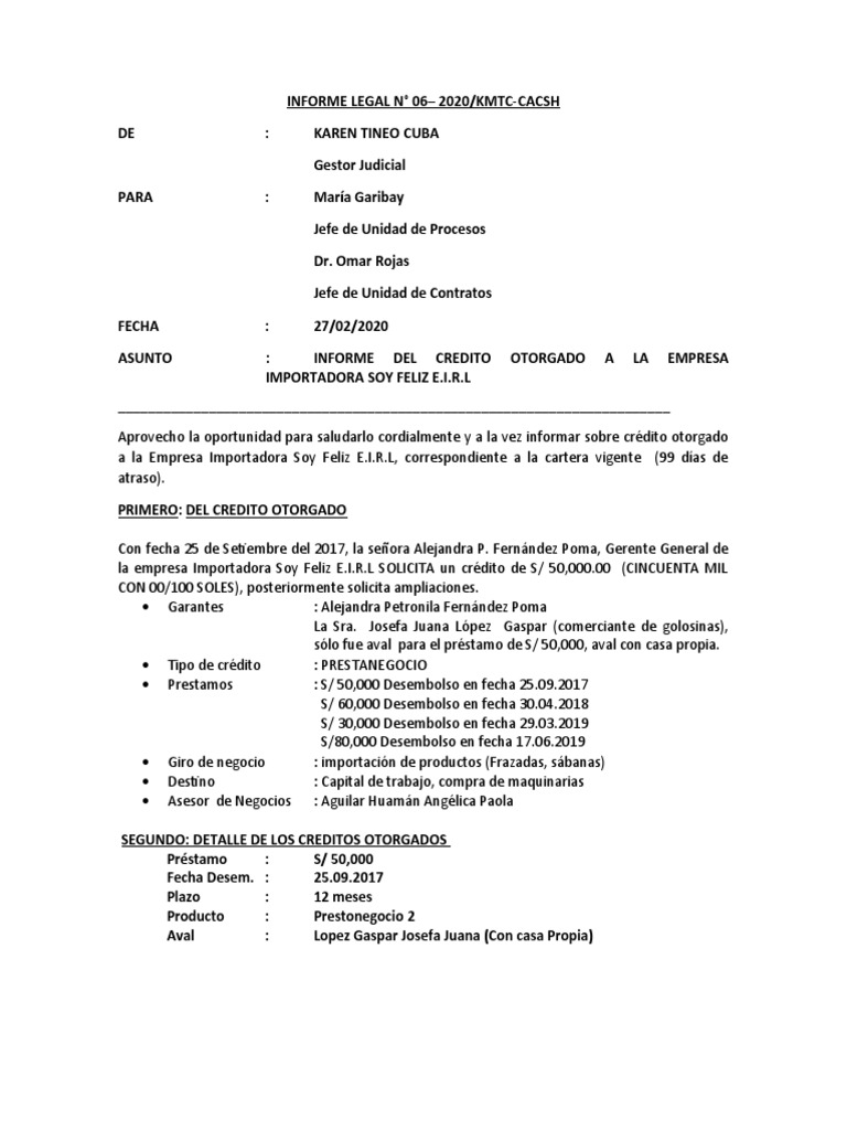 Informe Legal 55 | PDF