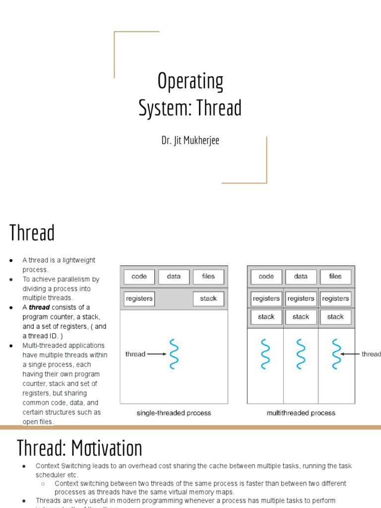 5 Operating System Threads Pdf Thread Computing Process Computing