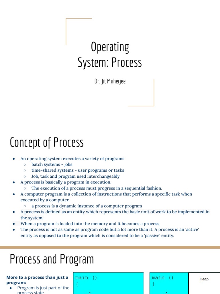 3.operating System - Process | PDF | Process (Computing) | Scheduling (Computing)