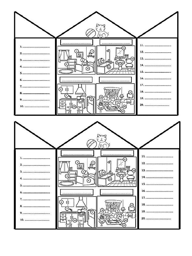 Ingles Partes de La Casa | PDF