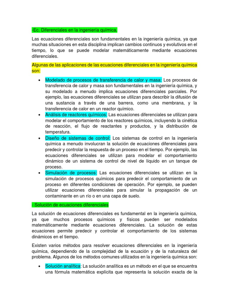 Inf Exp | PDF | Ecuaciones | Ecuaciones diferenciales