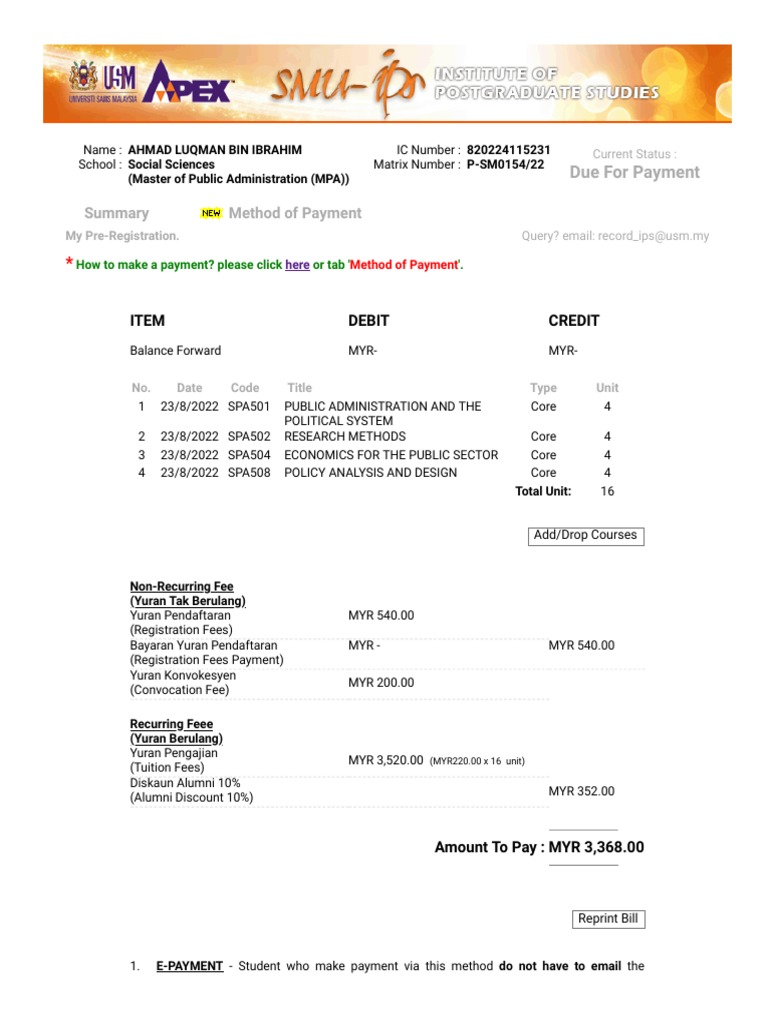 Step 4 | PDF | Payments | Fee