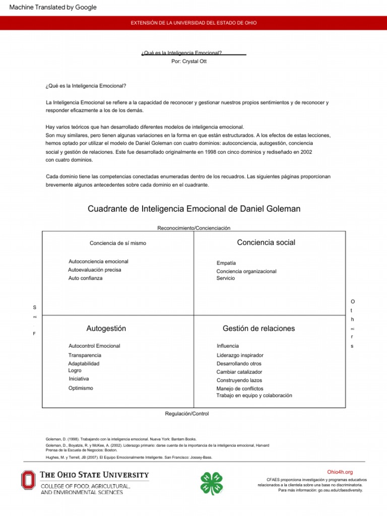 Emotional Intelligence Background | PDF | Las emociones | Inteligencia ...