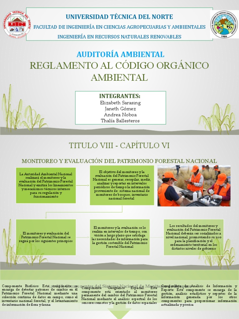 Reglamento Al Código Orgánico Ambiental | Descargar gratis PDF ...