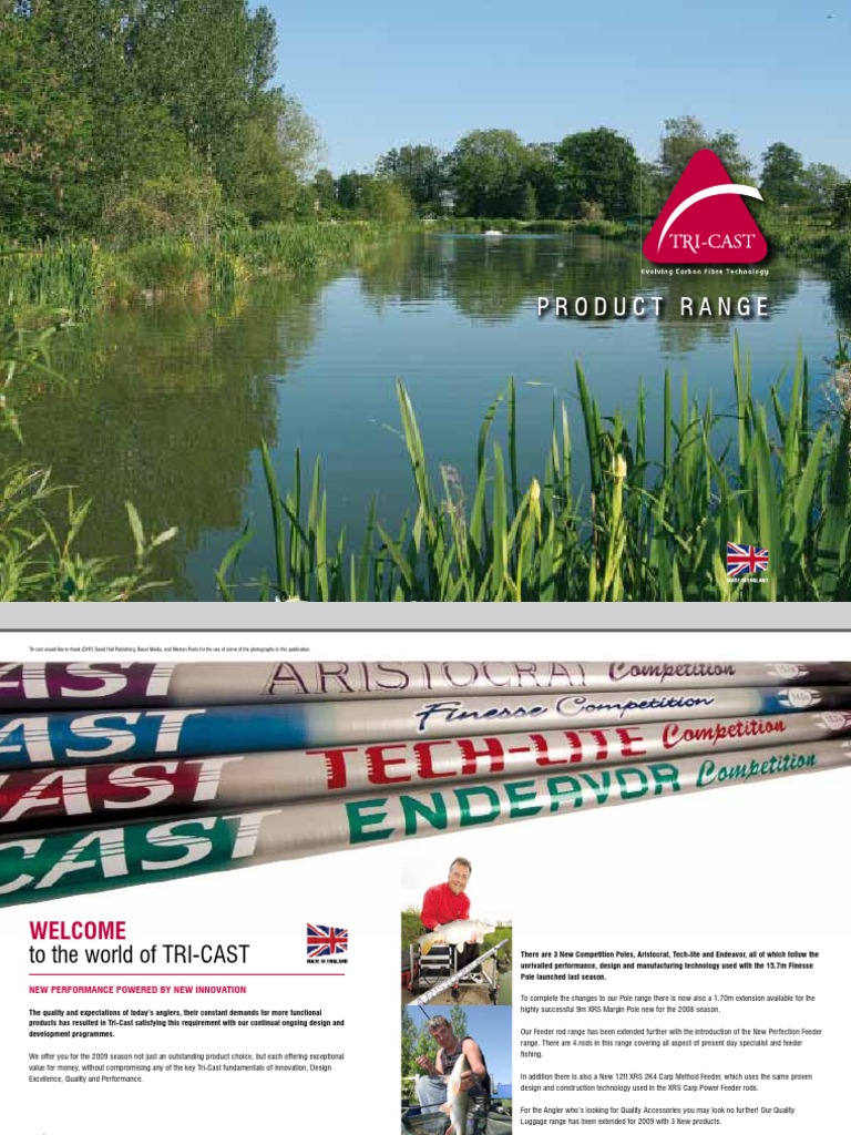Tricast Brochure | PDF | Fishing Rod | Angling