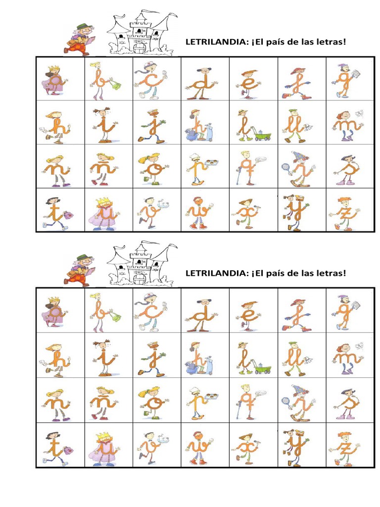 LETRILANDIA Abecedario Imprimir | PDF