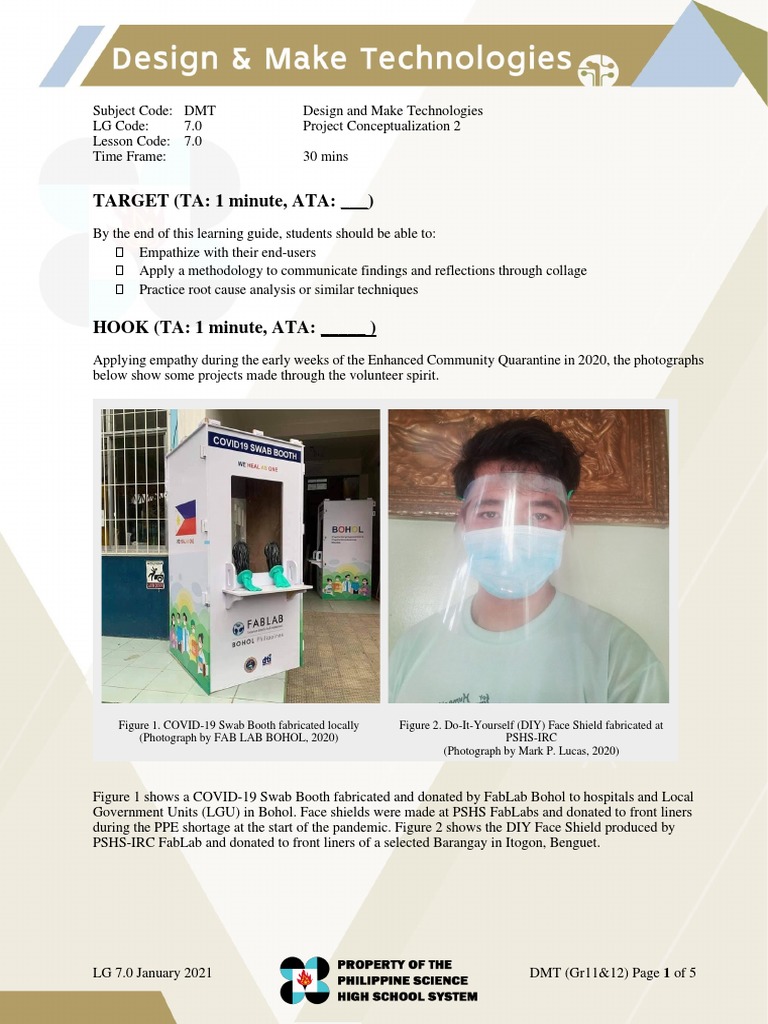 TLG-DMT-7.0-Q3-W2-P10-Project-Conceptualization-2 | PDF