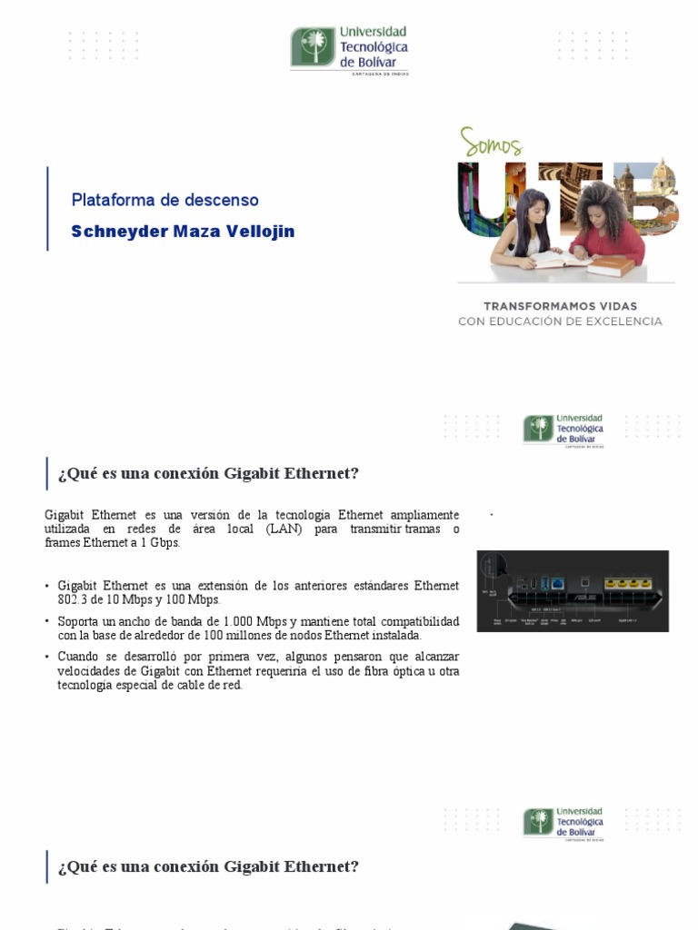 Presentacion Gigabit Ethernet | PDF