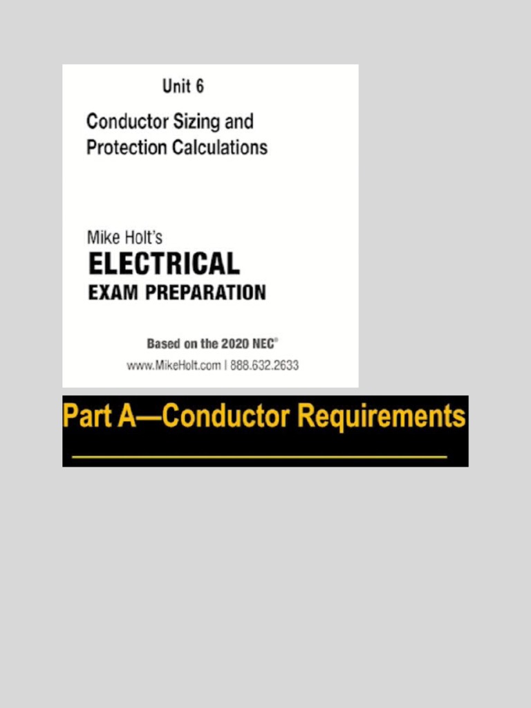 CONDUCTOR SIZING AND PROTECTION CALCULATION | PDF
