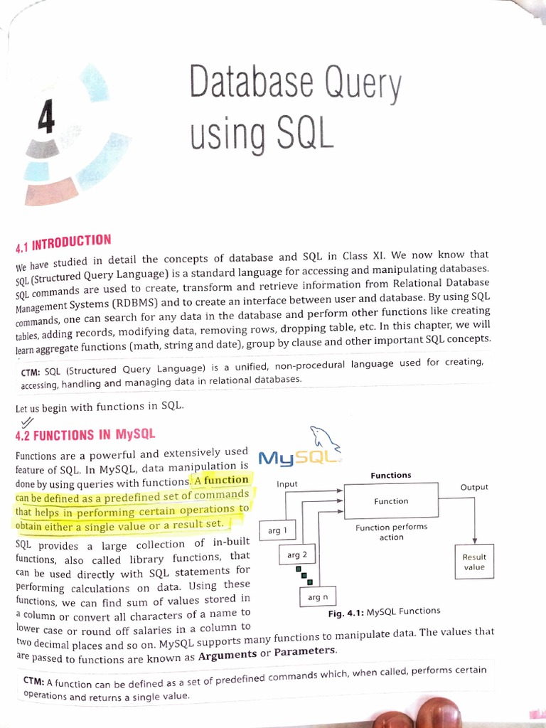SQL Database Query Functions | PDF | Sql | Relational Database