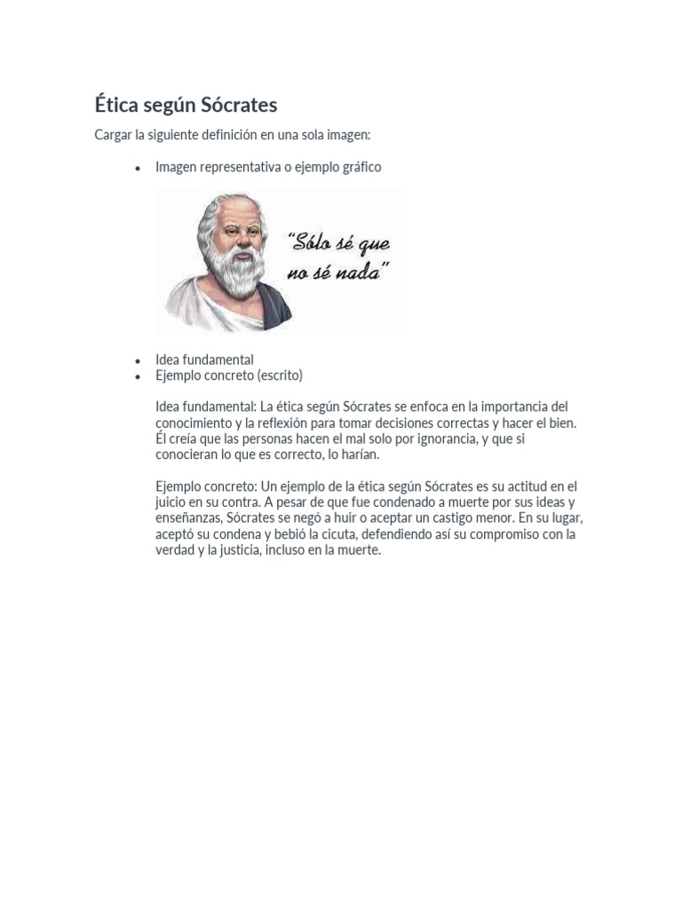 Ética Según Sócrates | PDF