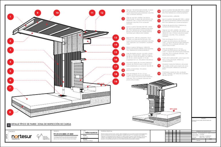 Lamina Detalle Típico de Pared ZIC 30 Junio 2021 | PDF