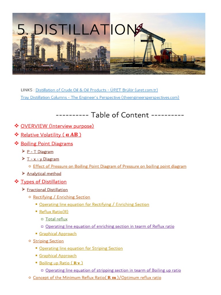 Distillation | PDF | Distillation | Phase (Matter)