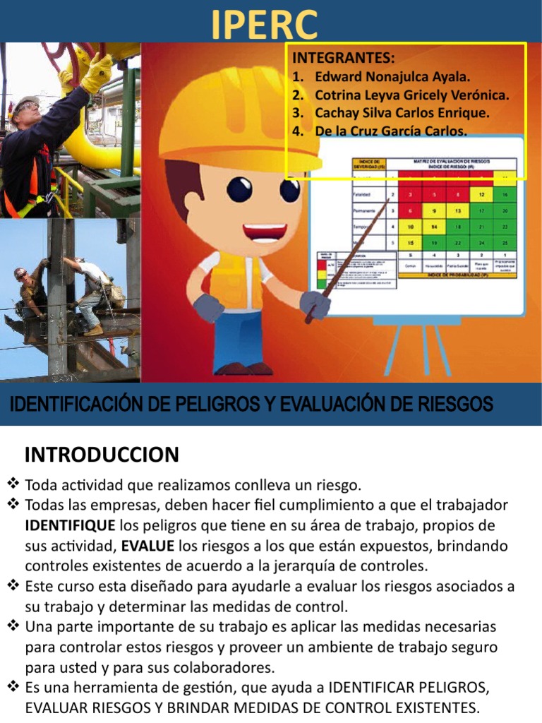 Identificación de Peligros y Evaluación de Riesgos | PDF | Riesgo | Evaluación de riesgos
