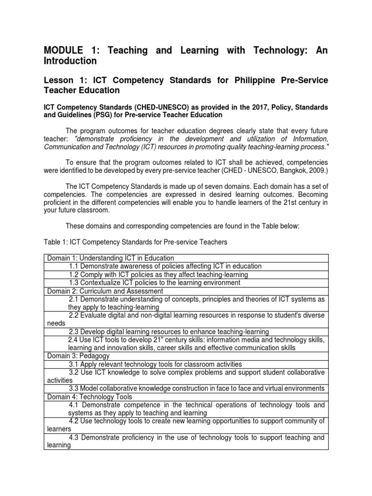 Module 1 Lesson 1 | Download Free PDF | Educational Technology | Learning