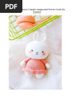 Liam Conejo Amigurumi Patron Gratis PDF | PDF | Amigurumi | Tejidos
