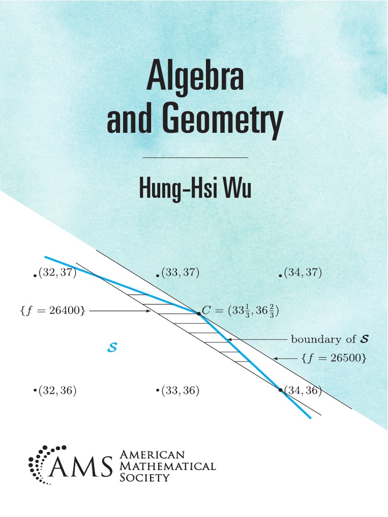 Algebra and Geometry: Hung-Hsi Wu | PDF | Circle | Function (Mathematics)