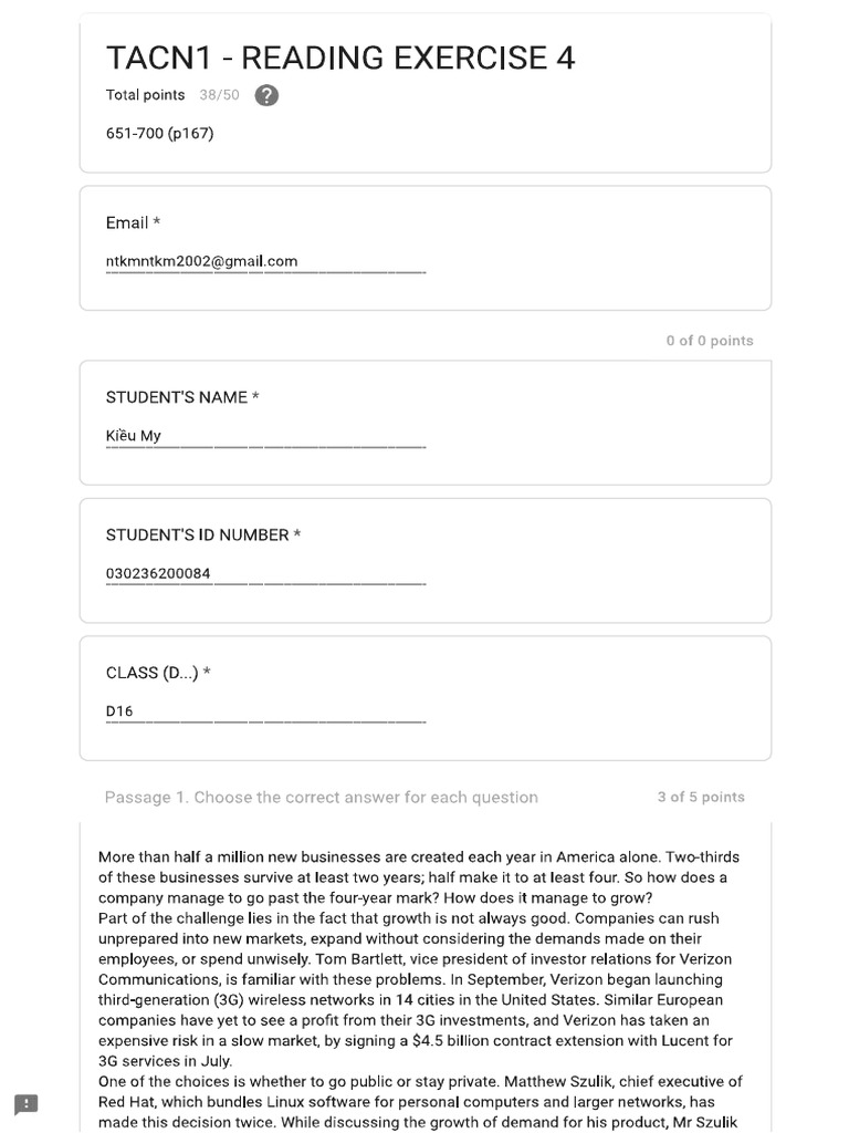 Tacn1 - Reading Exercise 4 | PDF